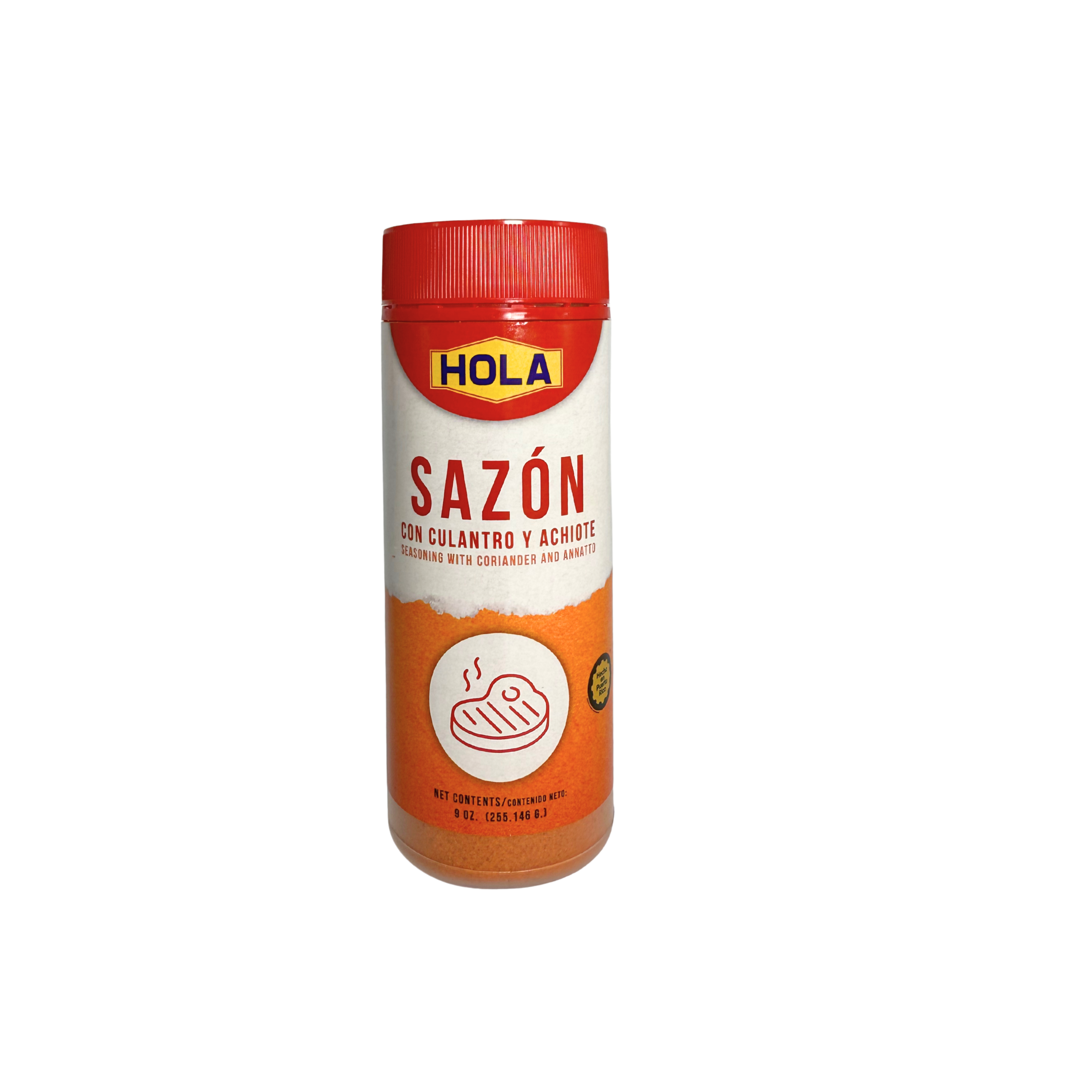 Sazón HOLA 9oz + No Red 40 – HOLA FOODS